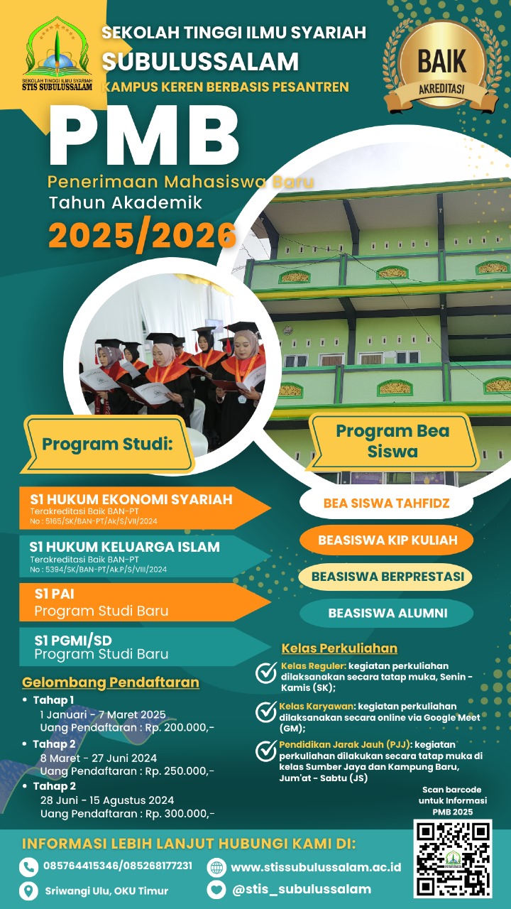 PMB 2025 - STIS Subulussalam OKU Timur